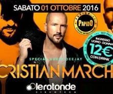 Cristian Marchi @ Le Rotonde di Garlasco Sabato 1 Ottobre 2016